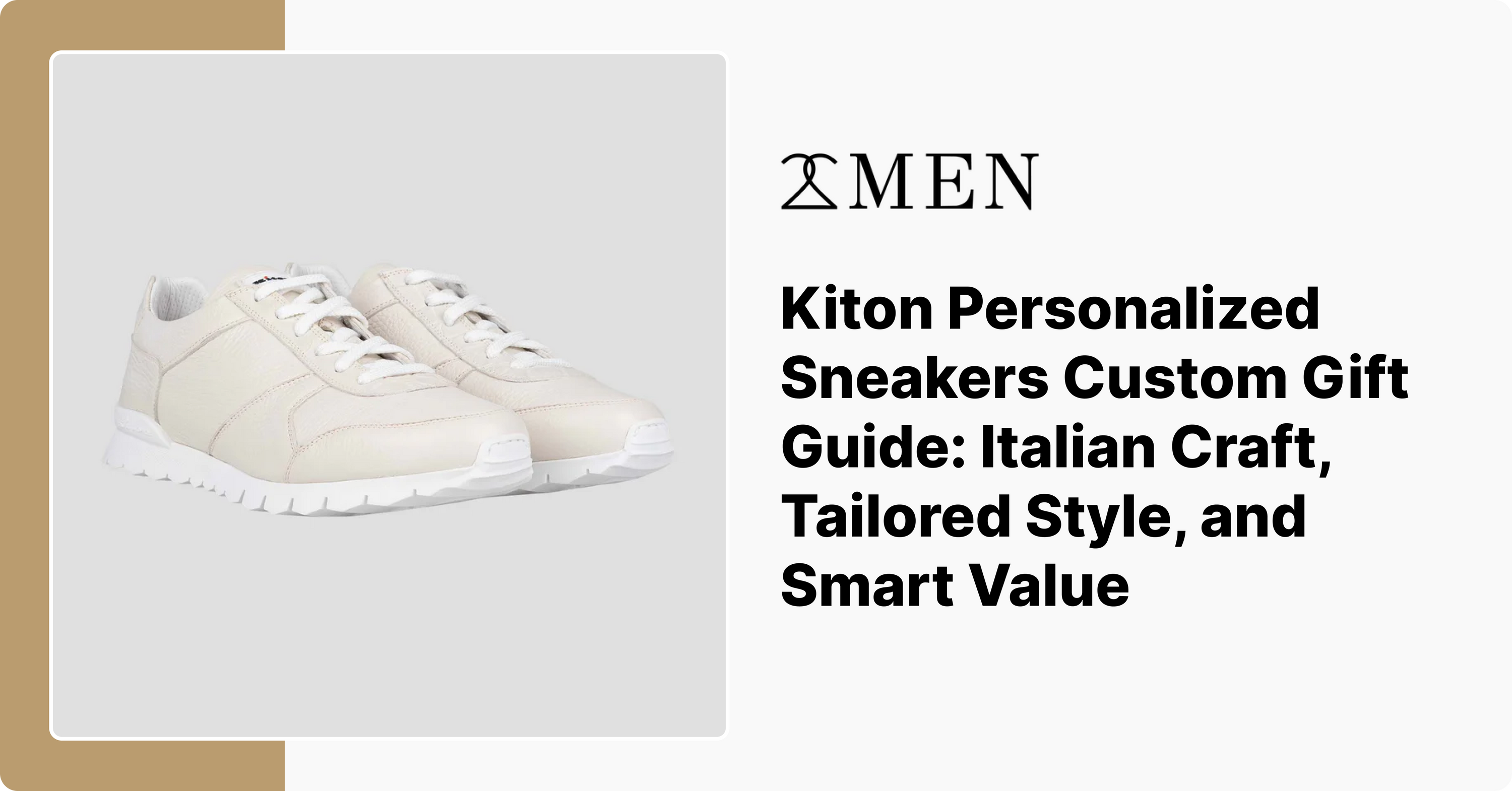 Kiton Personalized Sneakers Custom Gift Guide: Italian Craft, Tailored ...