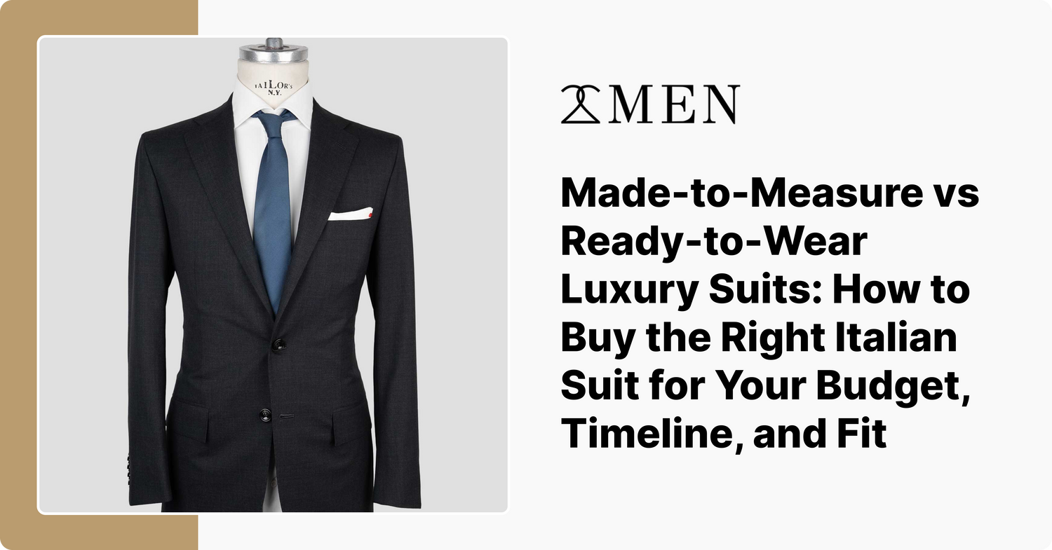 Made-to-Measure vs Ready-to-Wear Luxury Suits: How to Buy the Right It ...