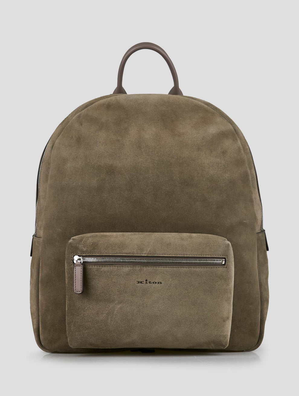 Kiton Beige Leather Suede Backpack – 2Men